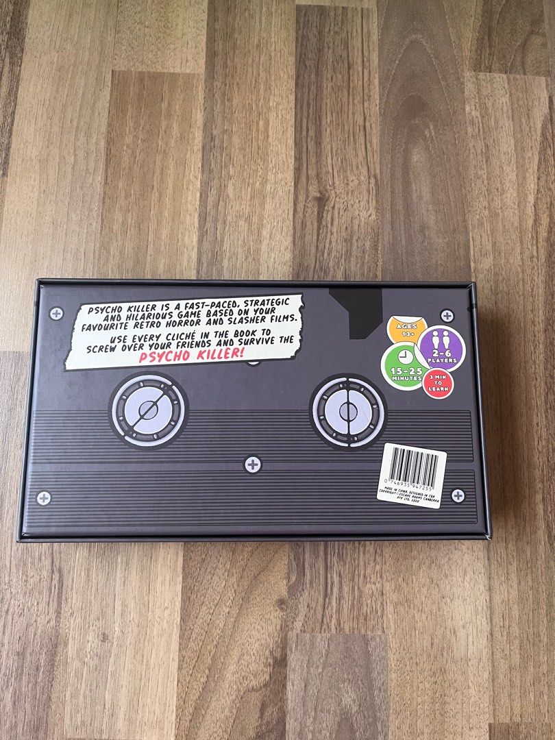Psycho Killer Board Game, Hobbies & Toys, Toys & Games on Carousell