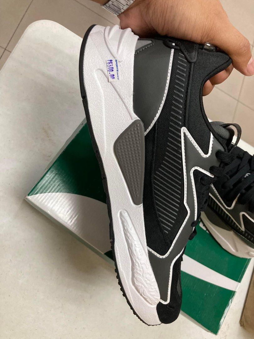 PUMA RS Z OUTLINE BLACK DARK SHADOW, Men's Fashion, Footwear, Sneakers ...