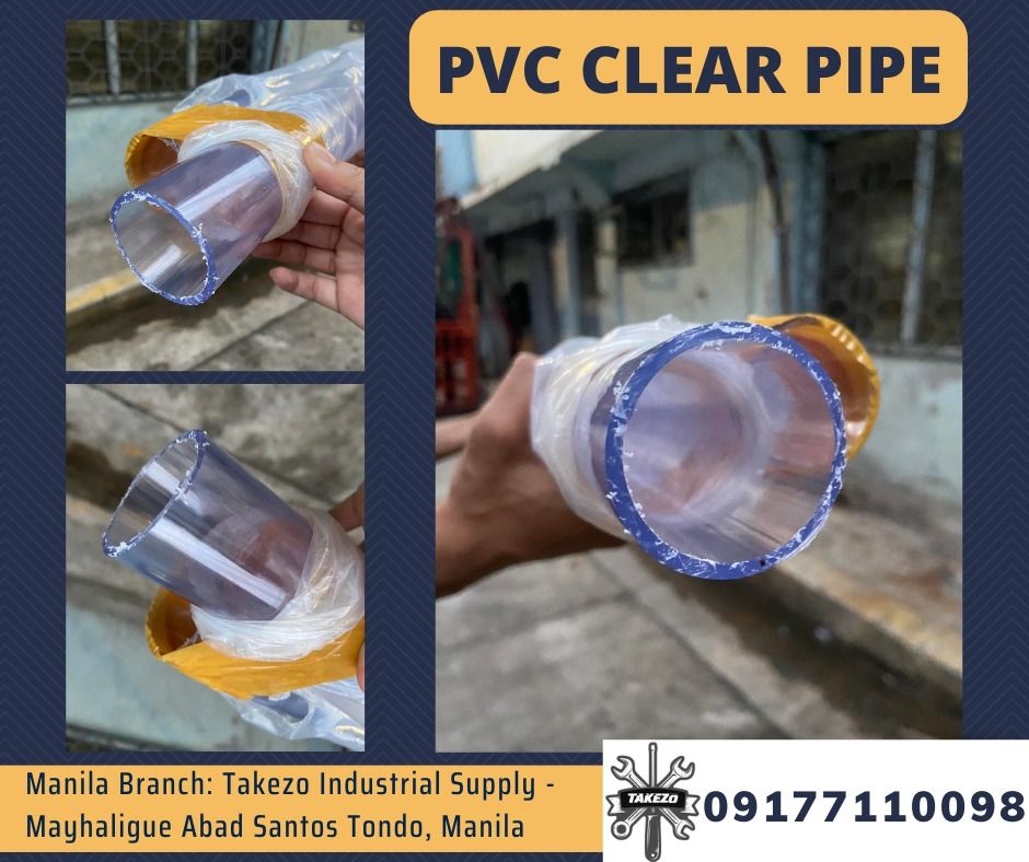 PVC CLEAR PIPE 1 1/2, Commercial & Industrial, Construction Tools ...
