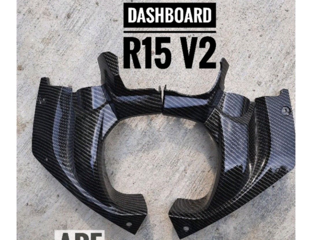 R15 v2/v3/v4/m carbon panel dashboard, Motorcycles, Motorcycle Apparel ...