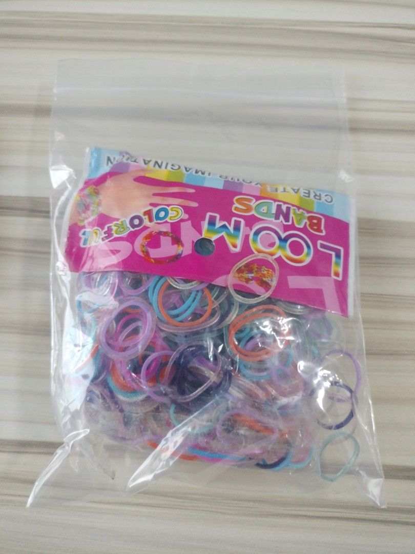 Rainbow loom rubber band set, Hobbies & Toys, Stationery & Craft ...