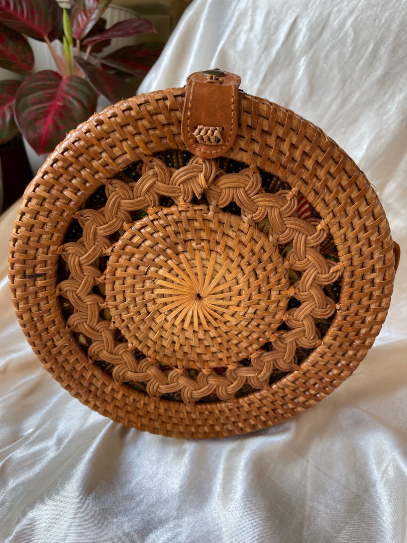 Rattan Bag, Women's Fashion, Bags & Wallets, Beach Bags on Carousell