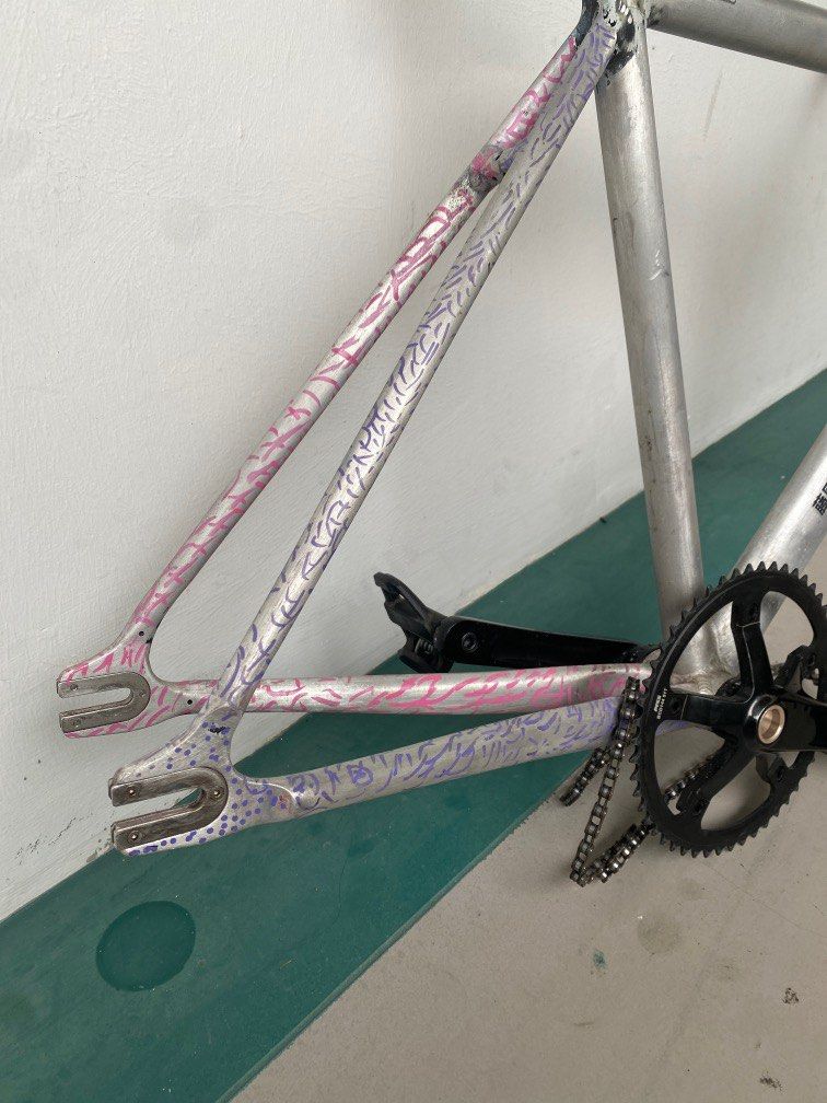 raw tsunami fixie fixed gear frameset track, Sports Equipment, Bicycles ...