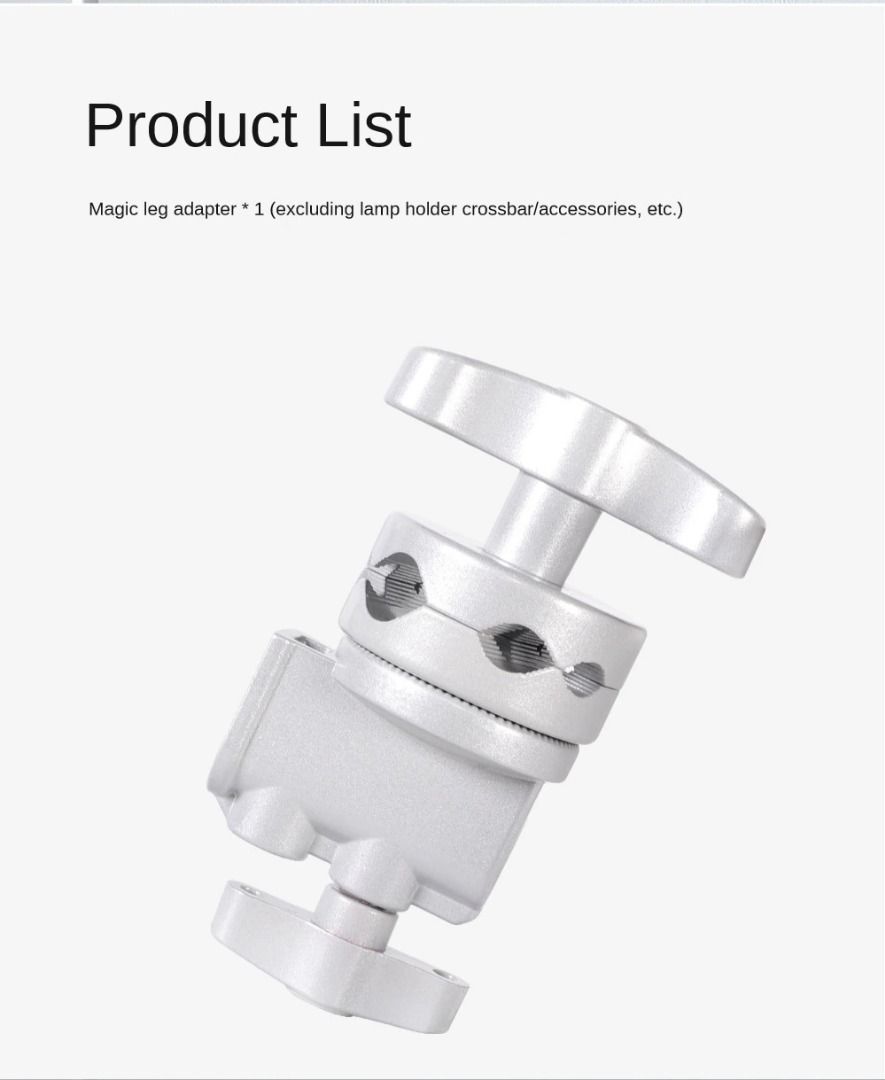 Refutuna Full Metal Heavy Duty Grip Head for C-Stand Boom Arm Softbox ...