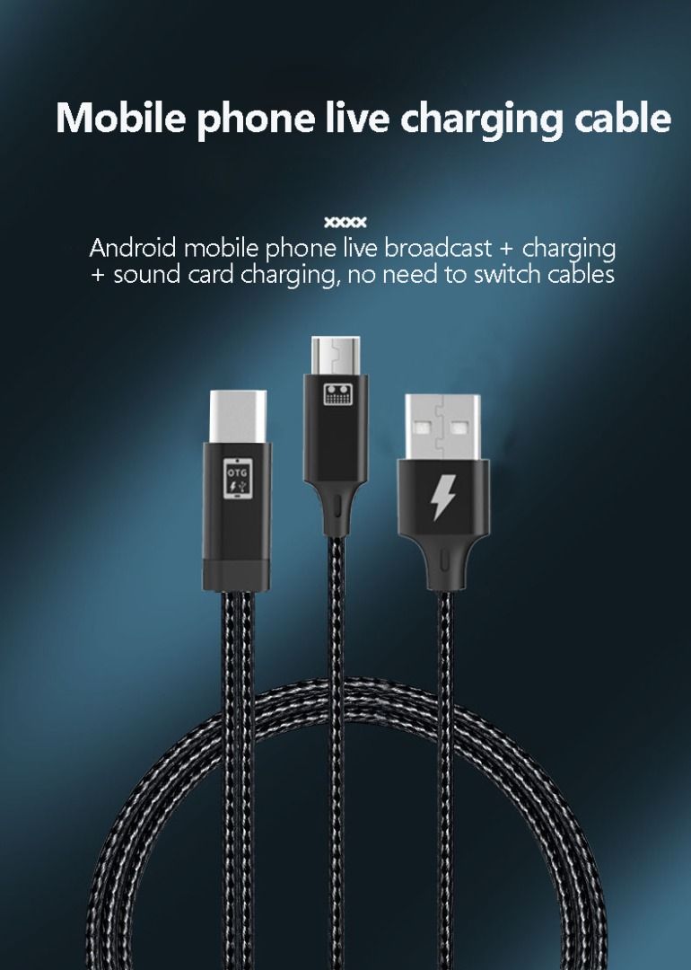 Refutuna Sound Card OTG Converter 2 in 1 OTG Type C converter Splitter ...