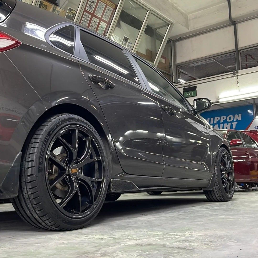 Respray rim from silver to gun metal color, Car Accessories, Tyres ...