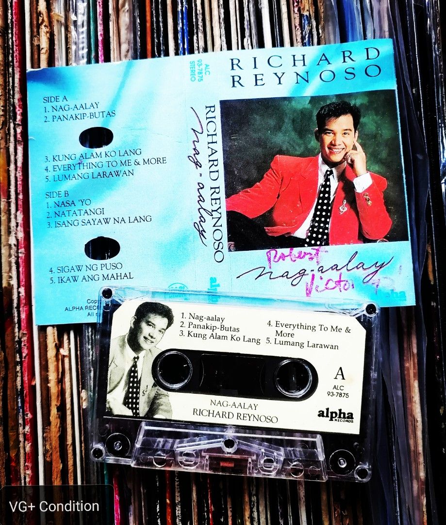 Richard Reynoso Nag Aalay Cassette Tape Original Cassette Tapes Vintage ...