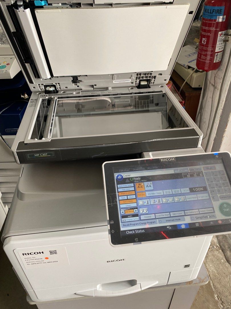 RICOH MP C307 (30cpm) small A4 color copier @$750, Computers & Tech ...
