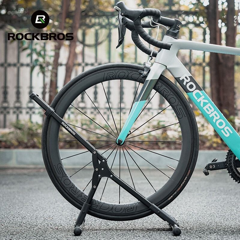 ROCKBROS Bike Parking Stand Durable 20-29 inch High-Carbon Steel Floor ...