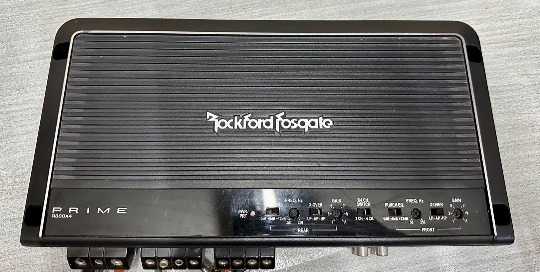 Rockford Fosgate Amplifier and Car Speakers, Auto Accessories on Carousell