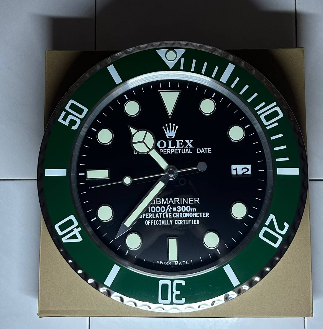 Rolex GMT Sprite 14", Furniture & Home Living, Home Decor, Clocks on ...
