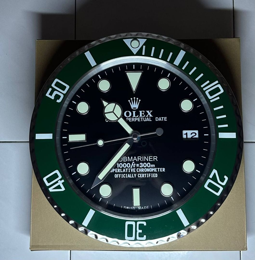 Rolex GMT Sprite 14", Furniture & Home Living, Home Decor, Clocks on ...