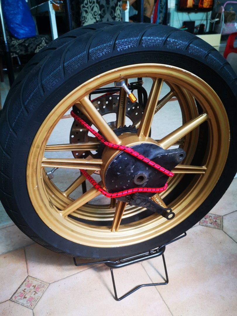 RXZ racing boy sport rim, Motorcycles, Motorcycle Accessories on Carousell