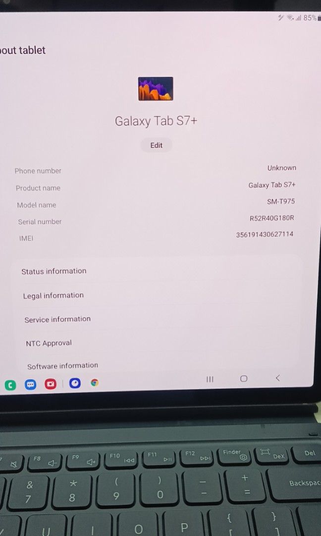 SAM. TAB S7 PLUS (8/256), Mobile Phones & Gadgets, Tablets, Android on ...