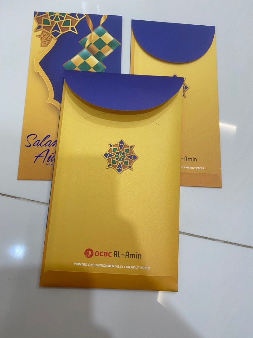 Sampul Duit Raya Hari Raya green packets, Hobbies & Toys, Stationery ...