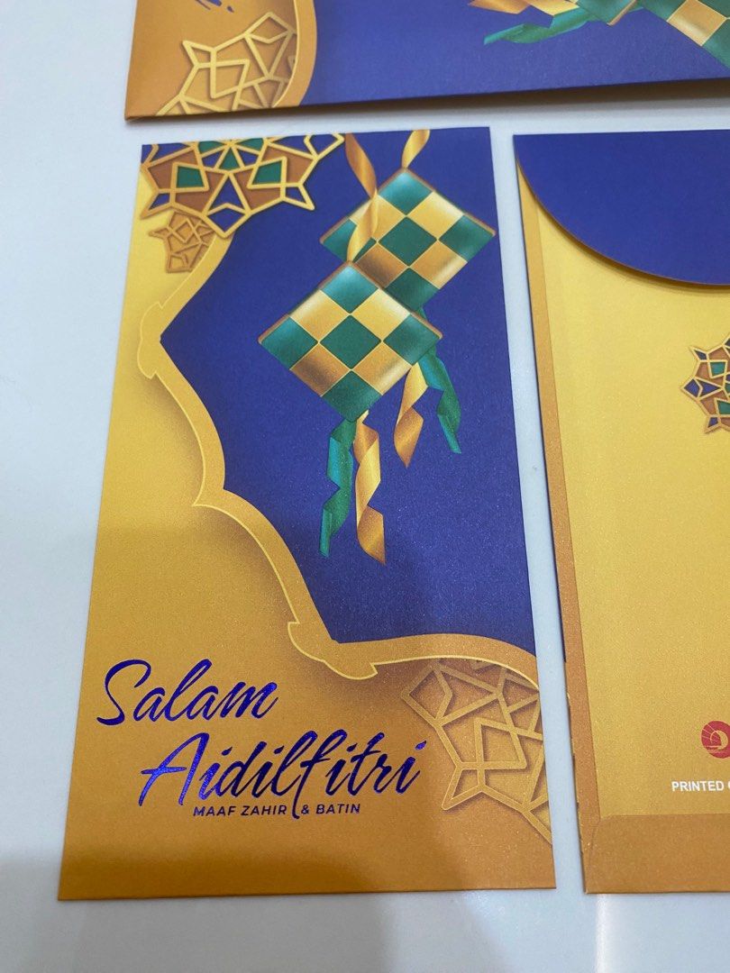 Sampul Duit Raya Hari Raya green packets, Hobbies & Toys, Stationery ...