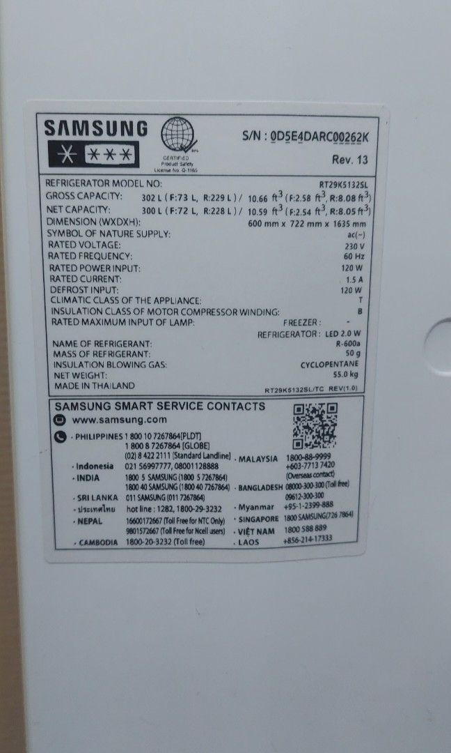 Samsung REF, TV & Home Appliances, Kitchen Appliances, Refrigerators ...