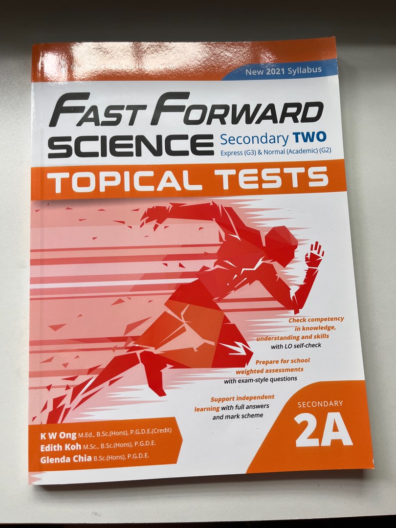 Sec 2 Science Fast Forward Topical Tests 2A, Hobbies & Toys, Books ...