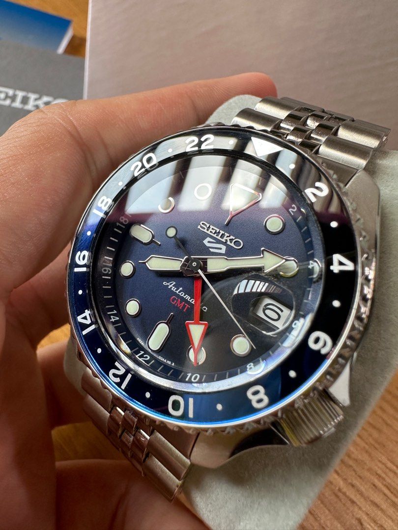 Seiko 5 GMT Blue - SSK003K1, Men's Fashion, Watches & Accessories ...