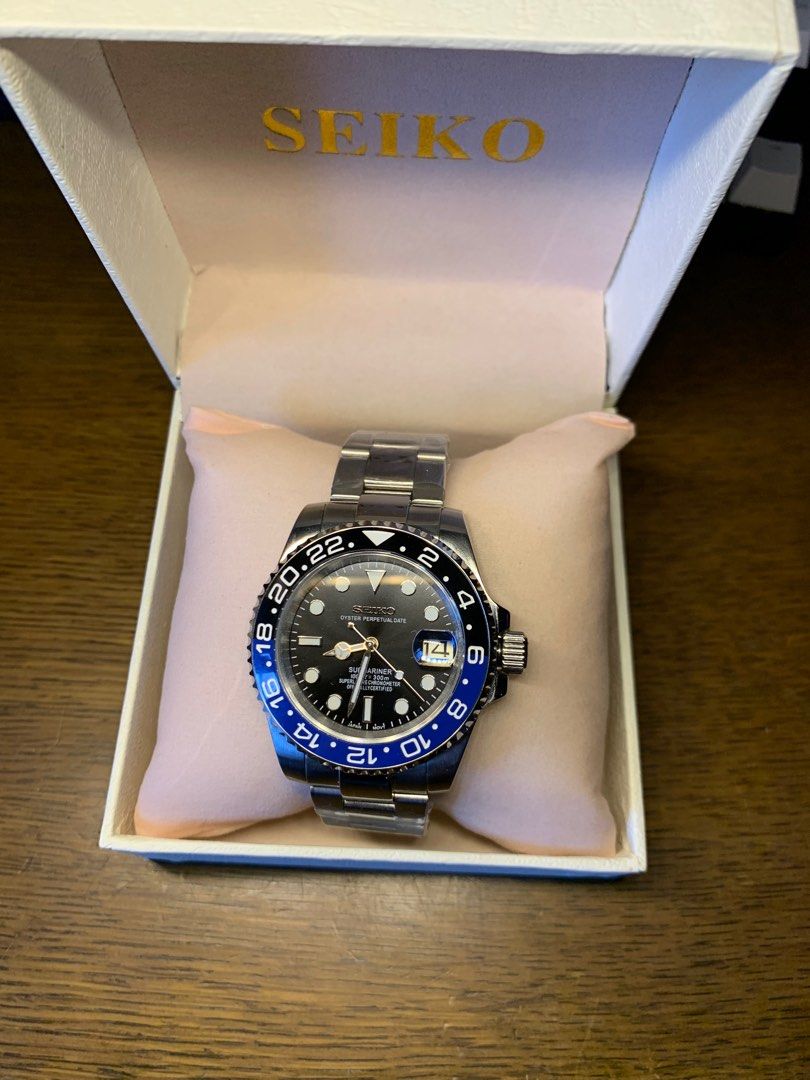 Seiko "Batman", Men's Fashion, Watches & Accessories, Watches on Carousell
