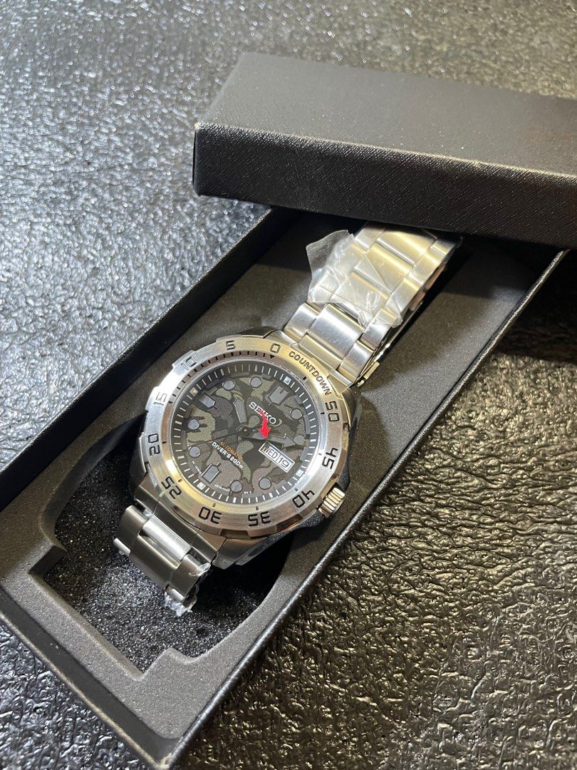 Seiko mod stealth creature, Men's Fashion, Watches & Accessories ...