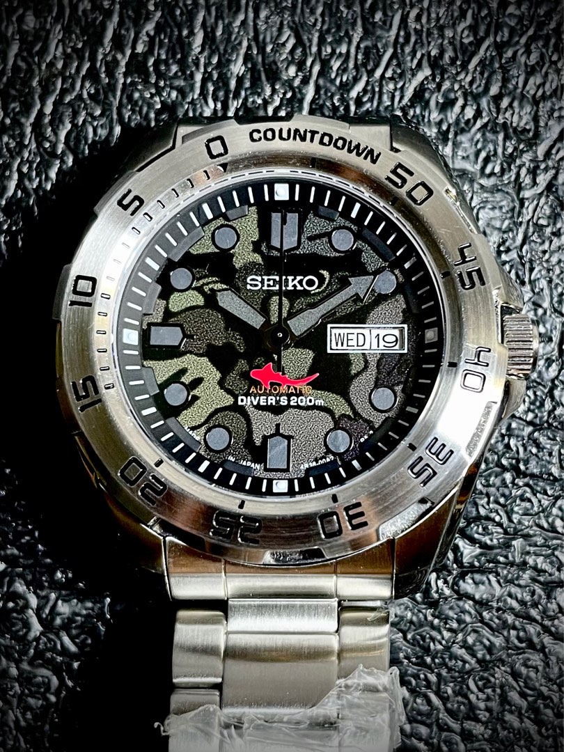 Seiko mod stealth creature, Men's Fashion, Watches & Accessories ...