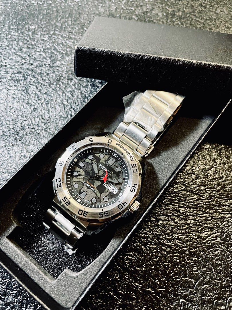 Seiko mod stealth creature, Men's Fashion, Watches & Accessories ...