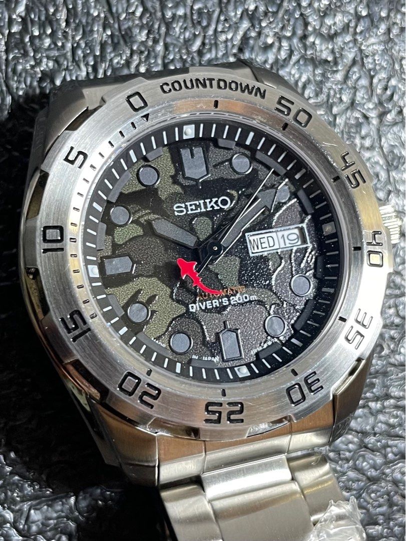 Seiko mod stealth creature, Men's Fashion, Watches & Accessories ...