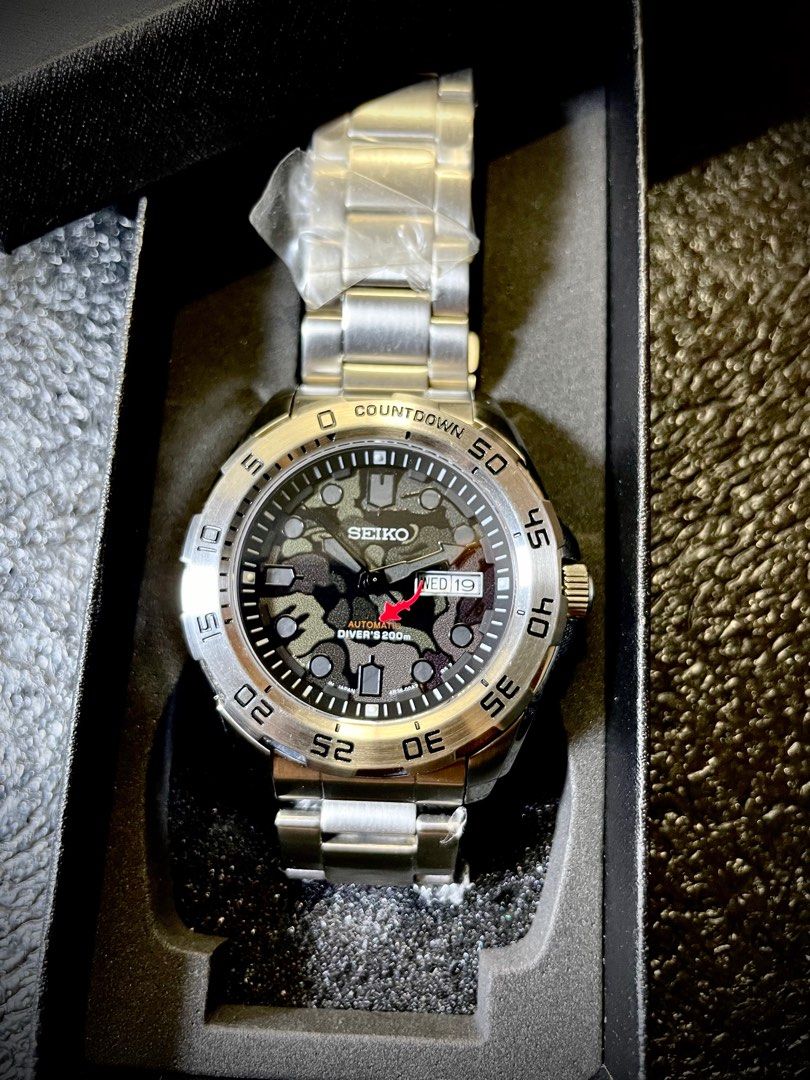 Seiko mod stealth creature, Men's Fashion, Watches & Accessories ...