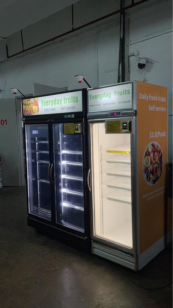 Self service fridge with payment collection system and self delivery ...