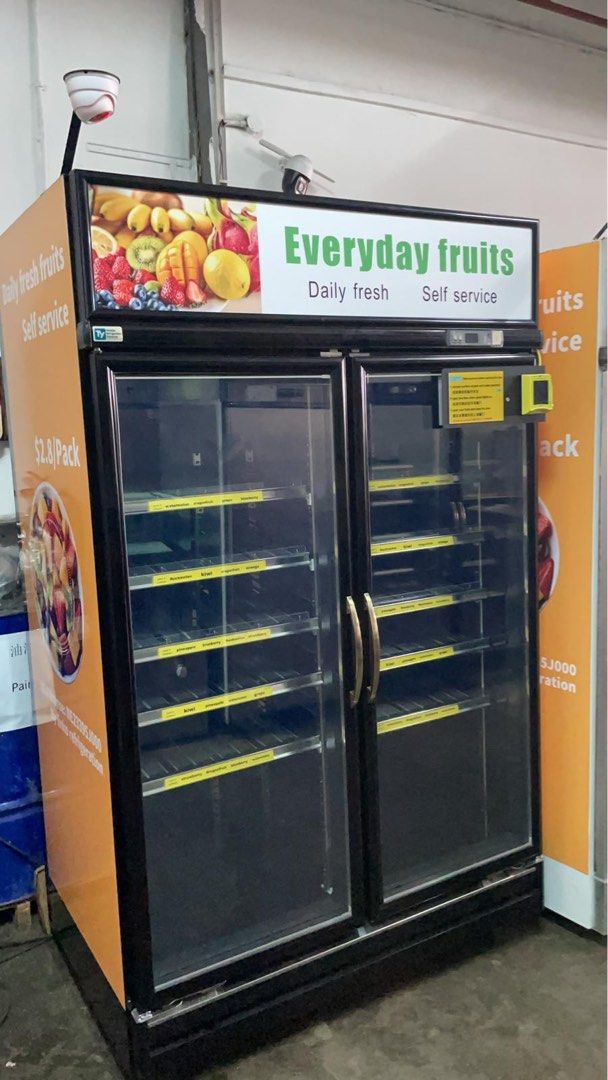 Self service fridge with payment collection system and self delivery ...