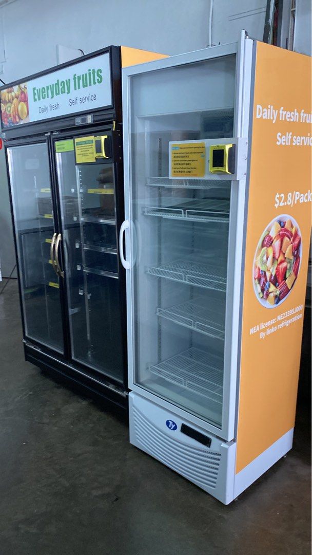 Self service fridge with payment collection system and self delivery ...