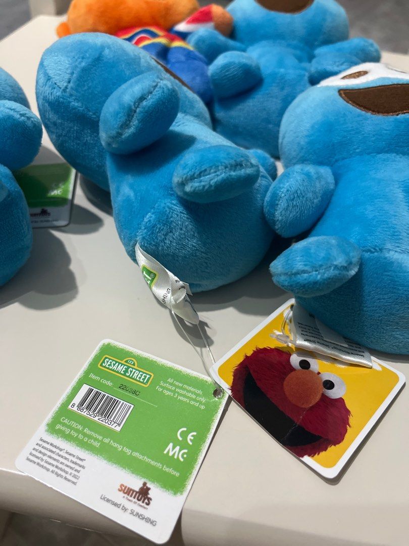 Sesame Street soft toy 14cm, Hobbies & Toys, Toys & Games on Carousell