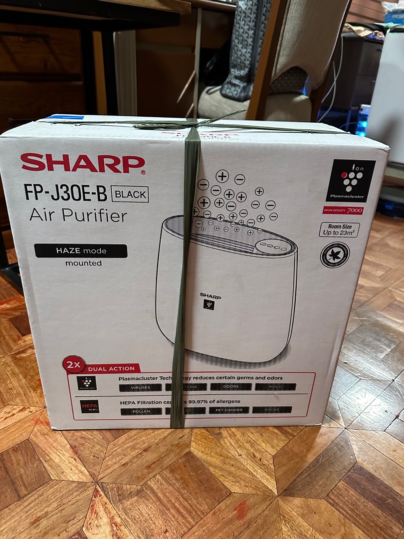 Sharp FP-J30E-B Black, TV & Home Appliances, Air Purifiers ...