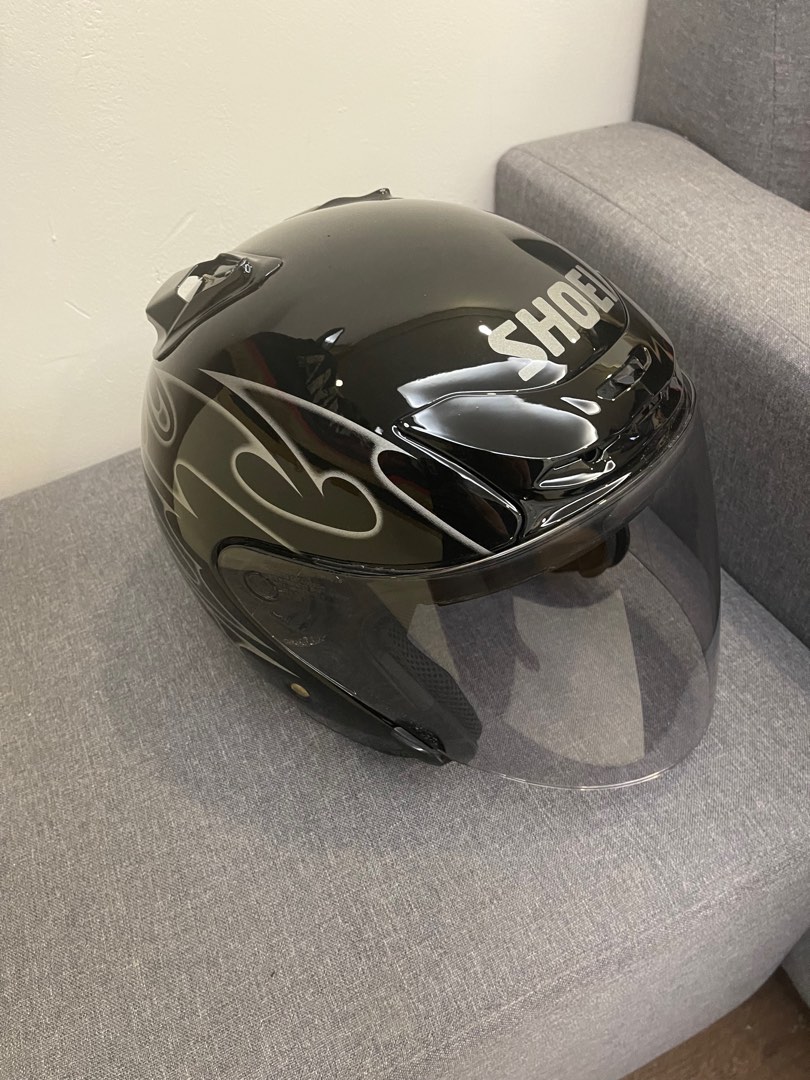 Shoei J Force 2 Black Jack, Motorcycles, Motorcycle Accessories on ...