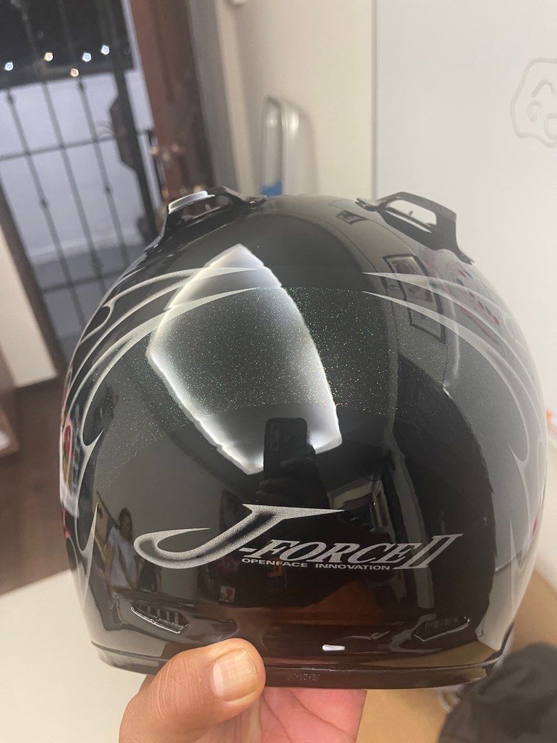 Shoei J Force 2 Black Jack, Motorcycles, Motorcycle Accessories on ...