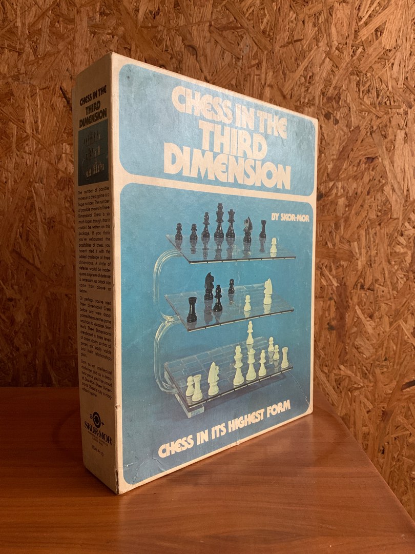 Skor-mor Chess in 3 Dimension Board Game, 興趣及遊戲, 收藏品及紀念品, 古董收藏 - Carousell