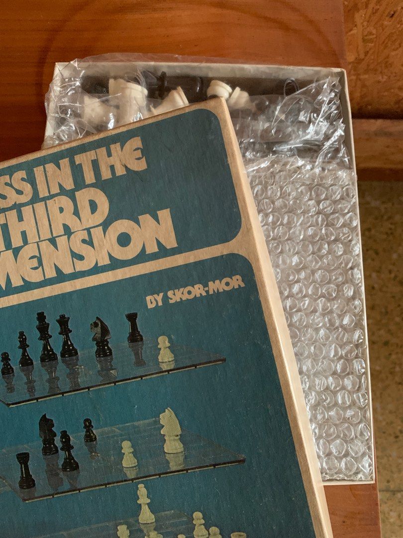 Skor-mor Chess in 3 Dimension Board Game, 興趣及遊戲, 收藏品及紀念品, 古董收藏 - Carousell