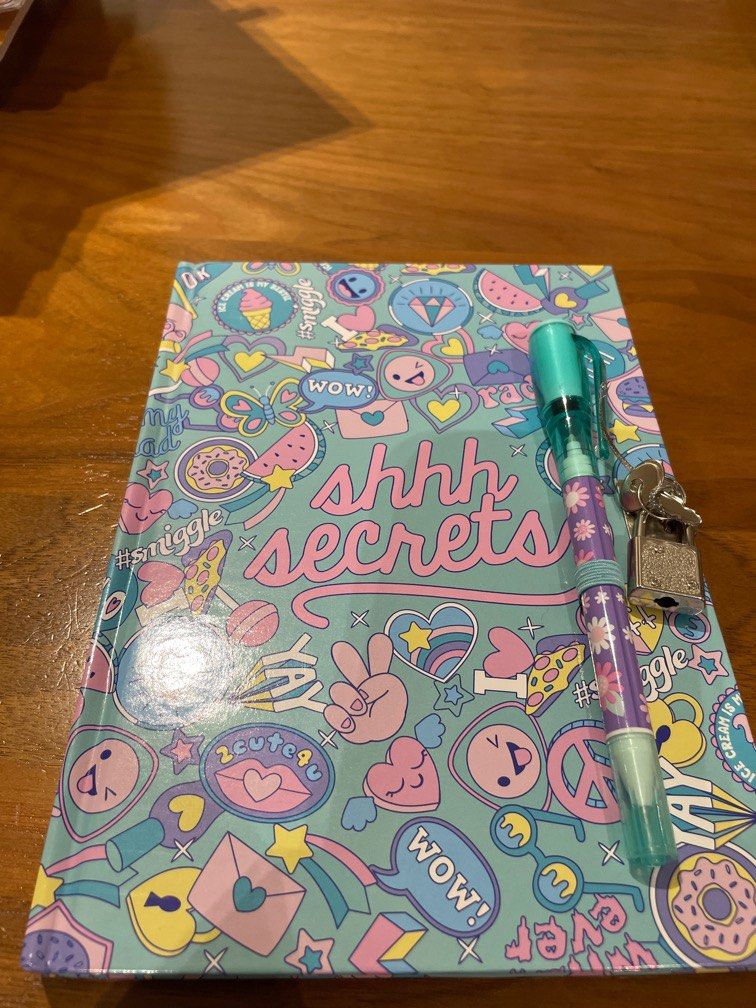 Smiggle secret message Notebook invisible ink, Hobbies & Toys, Books ...