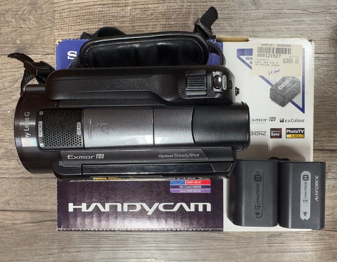 Sony Handycam HDR-XR520 (240 GB) Full HD Camcorder, Photography, Video ...