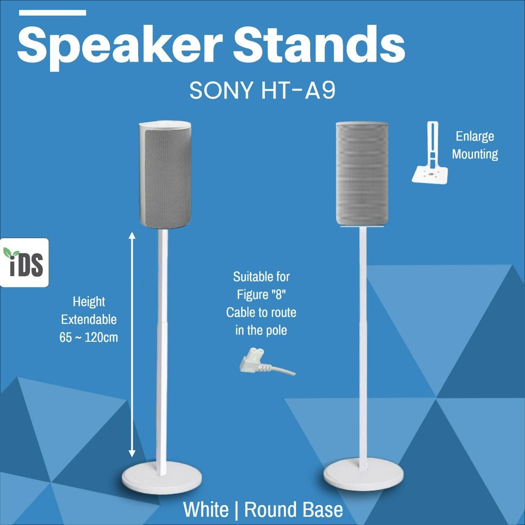 Speaker Stand design for keyhole speaker such as Sony HT-A9 Soundbar ...