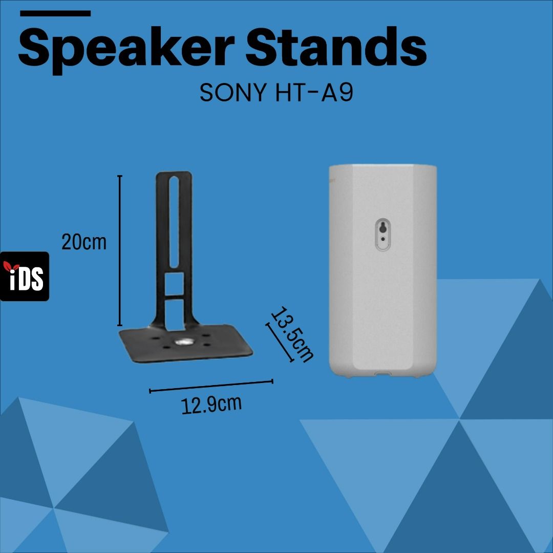 Speaker Stand design for keyhole speaker such as Sony HT-A9 Soundbar ...