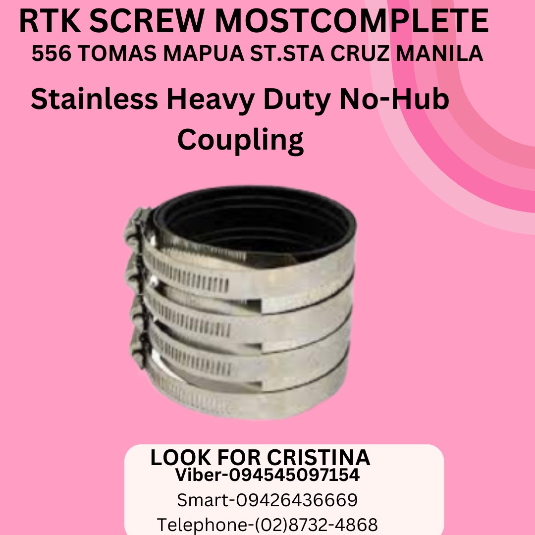 Stainless Heavy Duty No-Hub Coupling on Carousell
