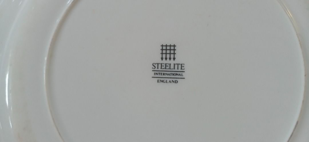 Steelite International Made In England Dinner Plate 8.5" Blue . Vintage ...