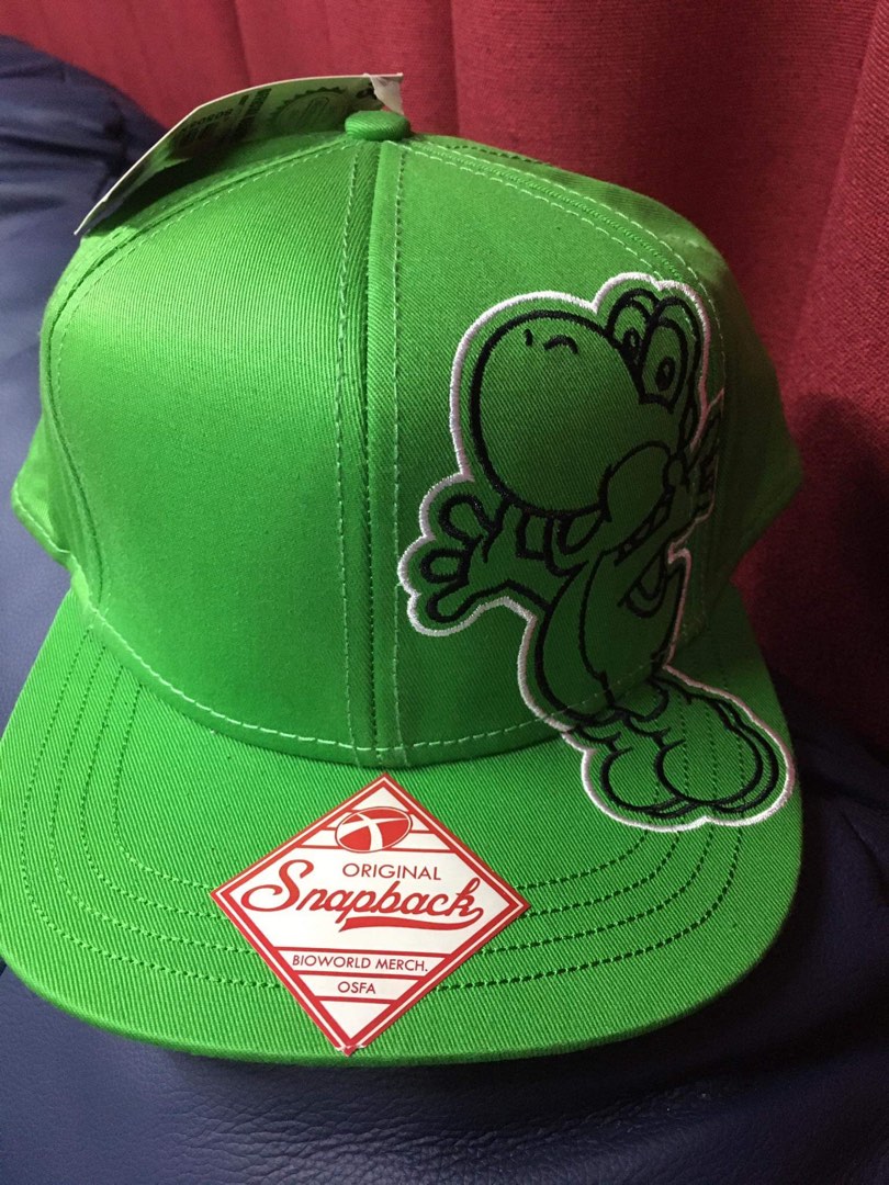 Super Mario - Yoshi Green Cap, Men's Fashion, Watches & Accessories ...