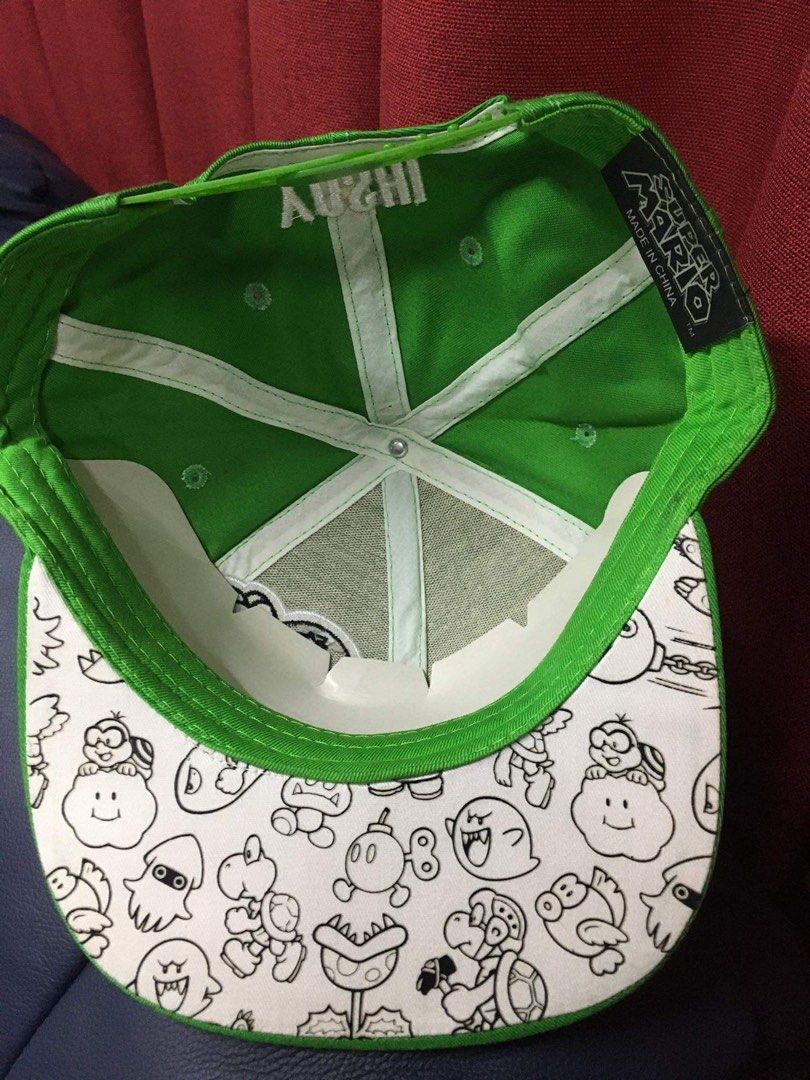 Super Mario - Yoshi Green Cap, Men's Fashion, Watches & Accessories ...