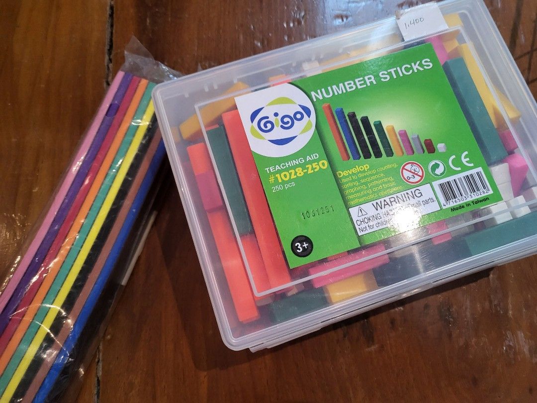 Teaching Aid Counting Number Sticks and Fractions, Hobbies & Toys, Toys ...