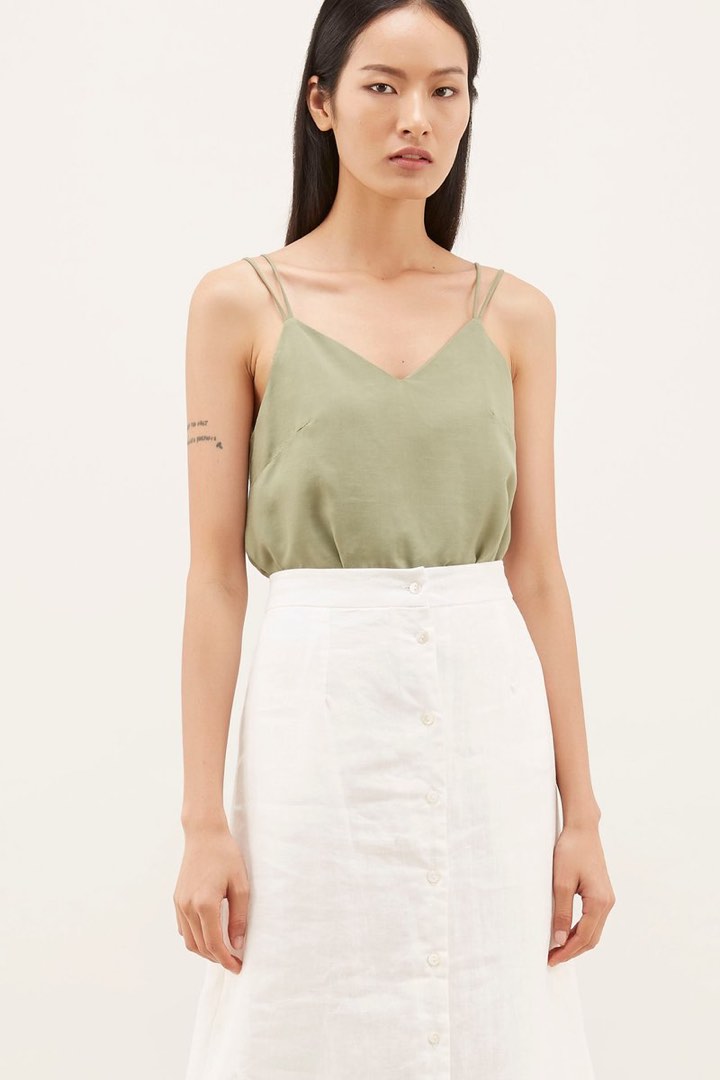 TEM Balea Camisole in Sage Green, Women's Fashion, Tops, Sleeveless on ...