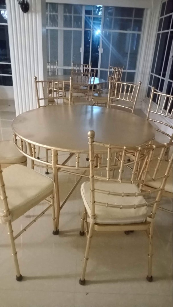 TIFFANY TABLES & CHAIRS, Furniture & Home Living, Furniture, Tables ...