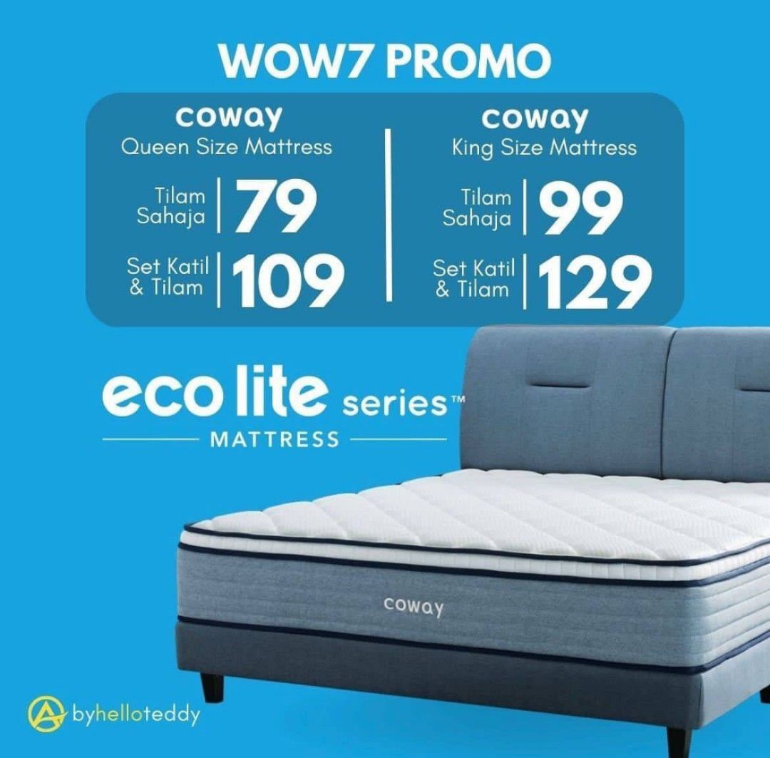 Tilam coway serendah rm79, Furniture & Home Living, Furniture, Bed ...